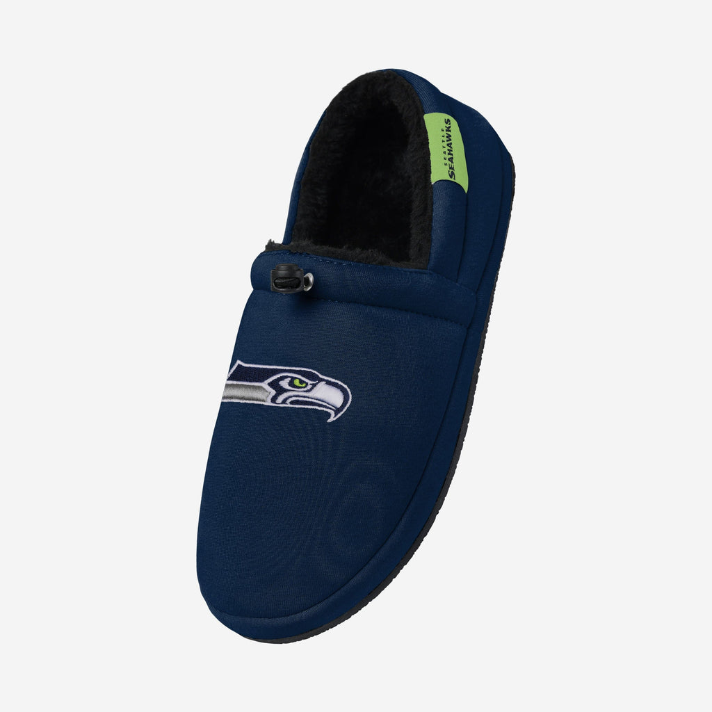 Seattle Seahawks Big Logo Athletic Moccasin Slipper FOCO
