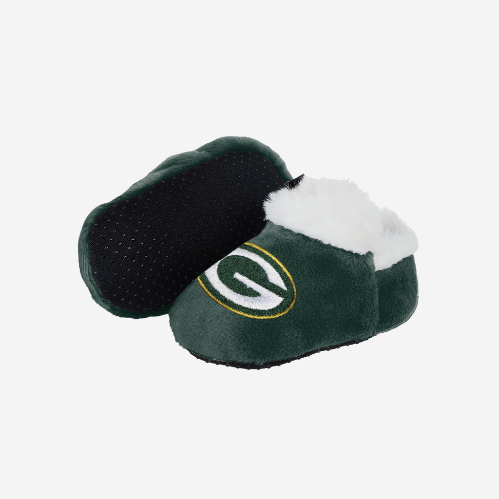 Green Bay Packers Logo Baby Bootie Slipper FOCO