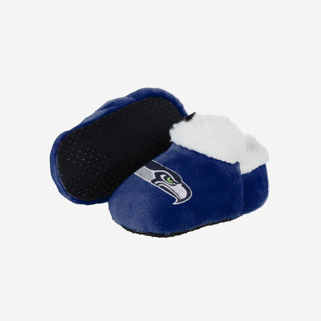 Seattle Seahawks Logo Baby Bootie Slipper FOCO