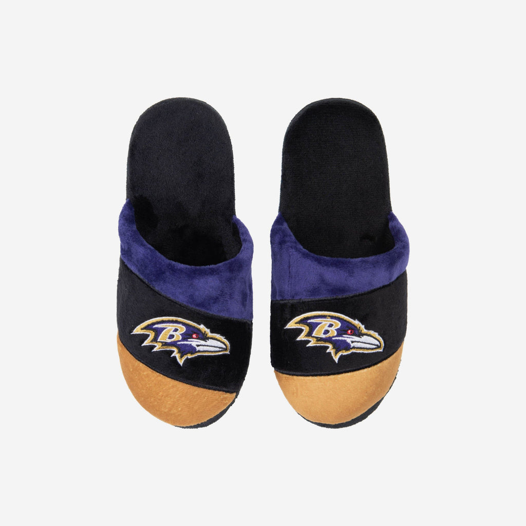 Baltimore Ravens Youth Colorblock Slide Slipper FOCO
