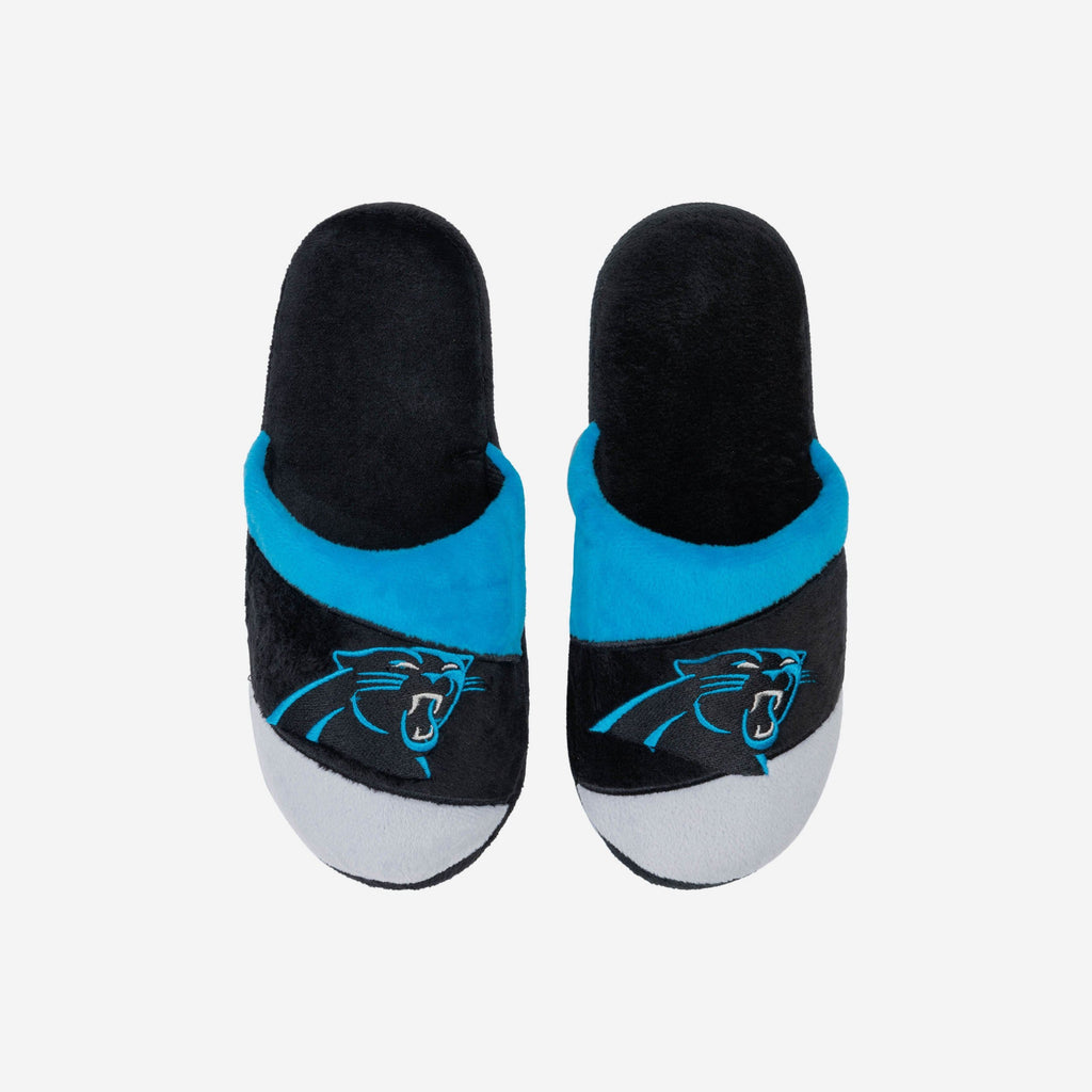 Carolina Panthers Youth Colorblock Slide Slipper FOCO