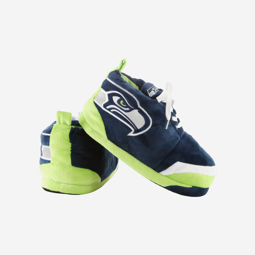 Seattle Seahawks Plush Sneaker Slipper FOCO