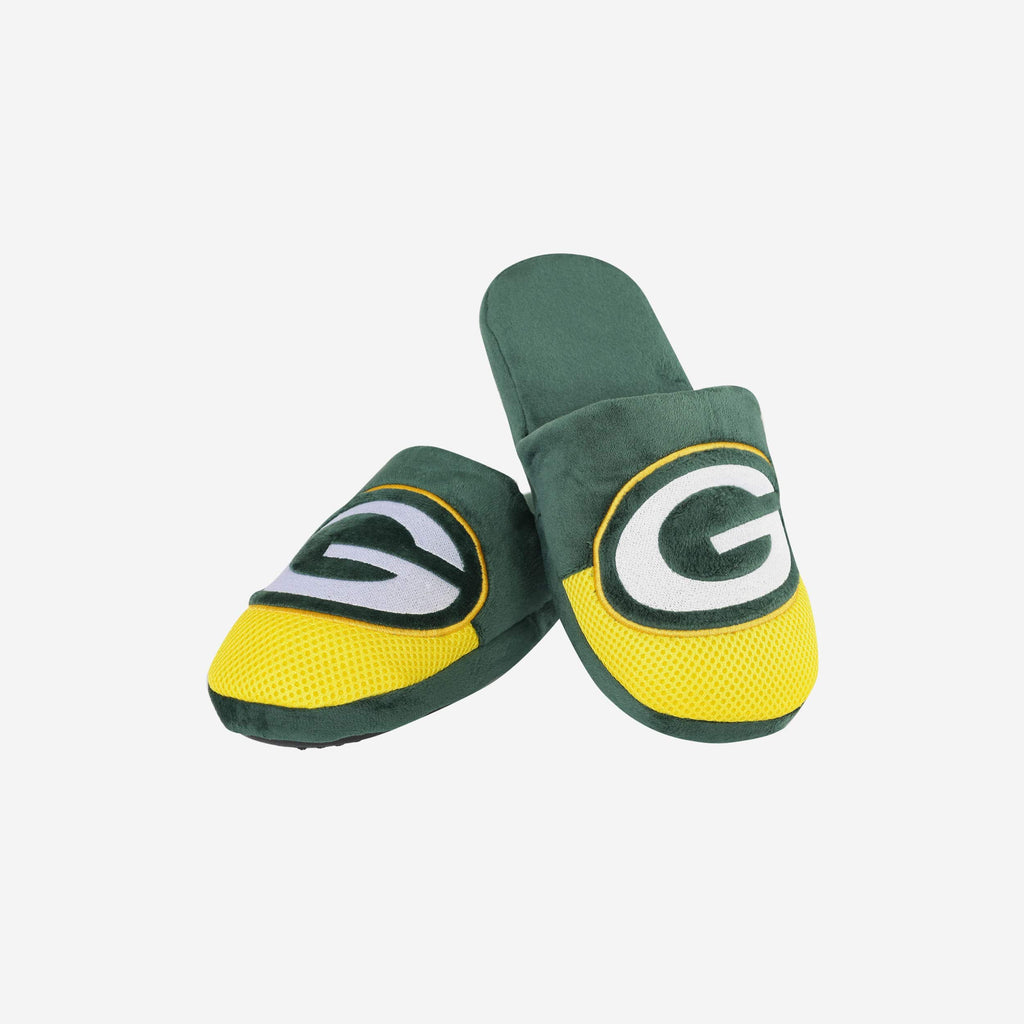 Green Bay Packers Youth Team Logo Staycation Slipper FOCO