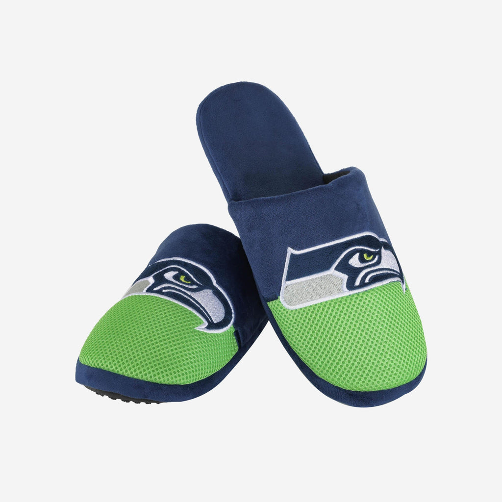 Seattle Seahawks Team Logo Staycation Slipper FOCO