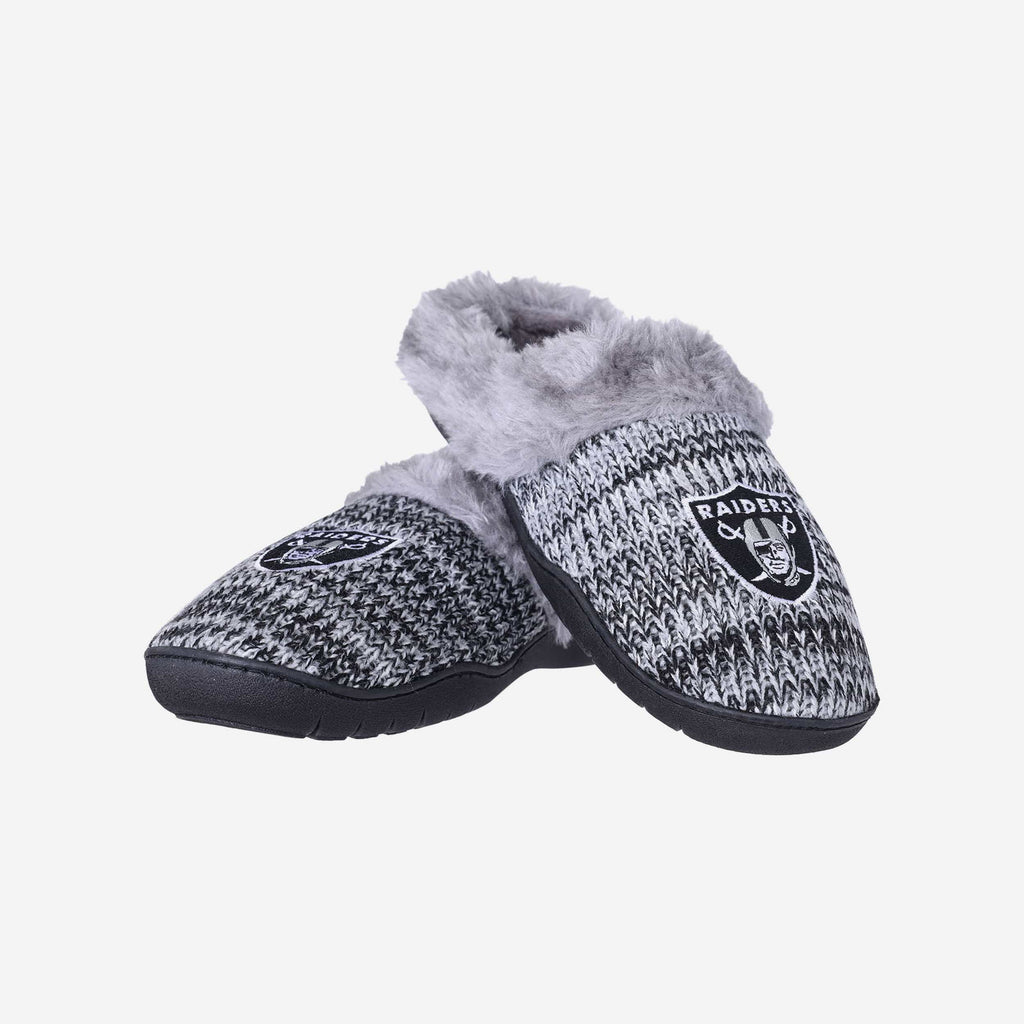Las Vegas Raiders Womens Peak Slide Slippers FOCO