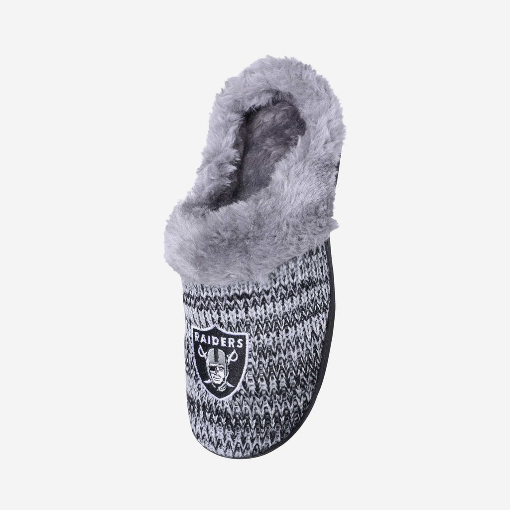 Las Vegas Raiders Womens Peak Slide Slippers FOCO