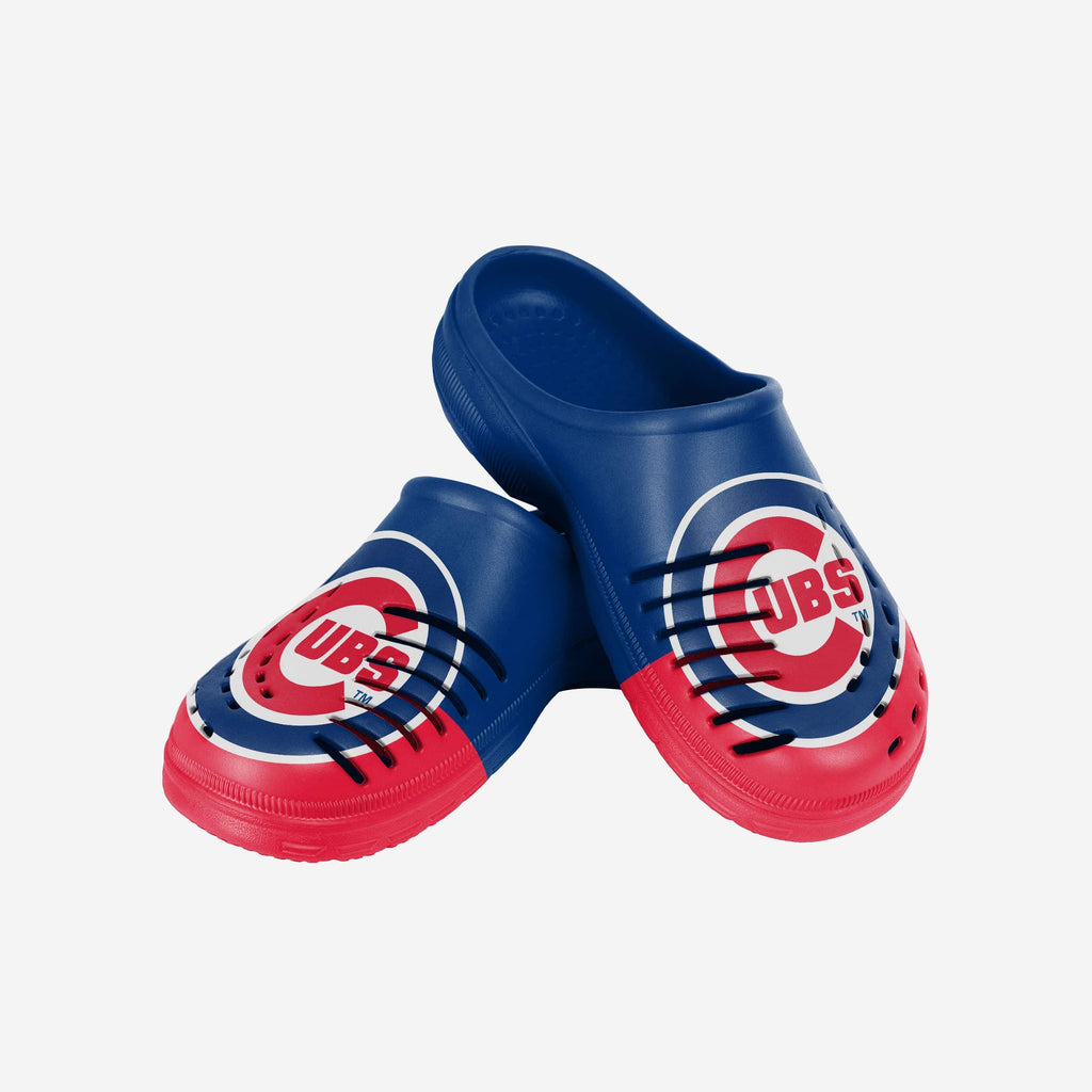 Chicago Cubs Mens Colorblock Big Logo Clog FOCO