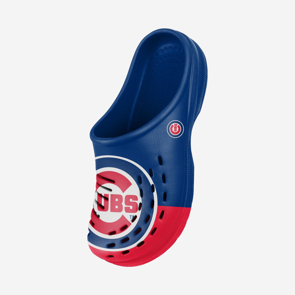 Chicago Cubs Mens Colorblock Big Logo Clog FOCO