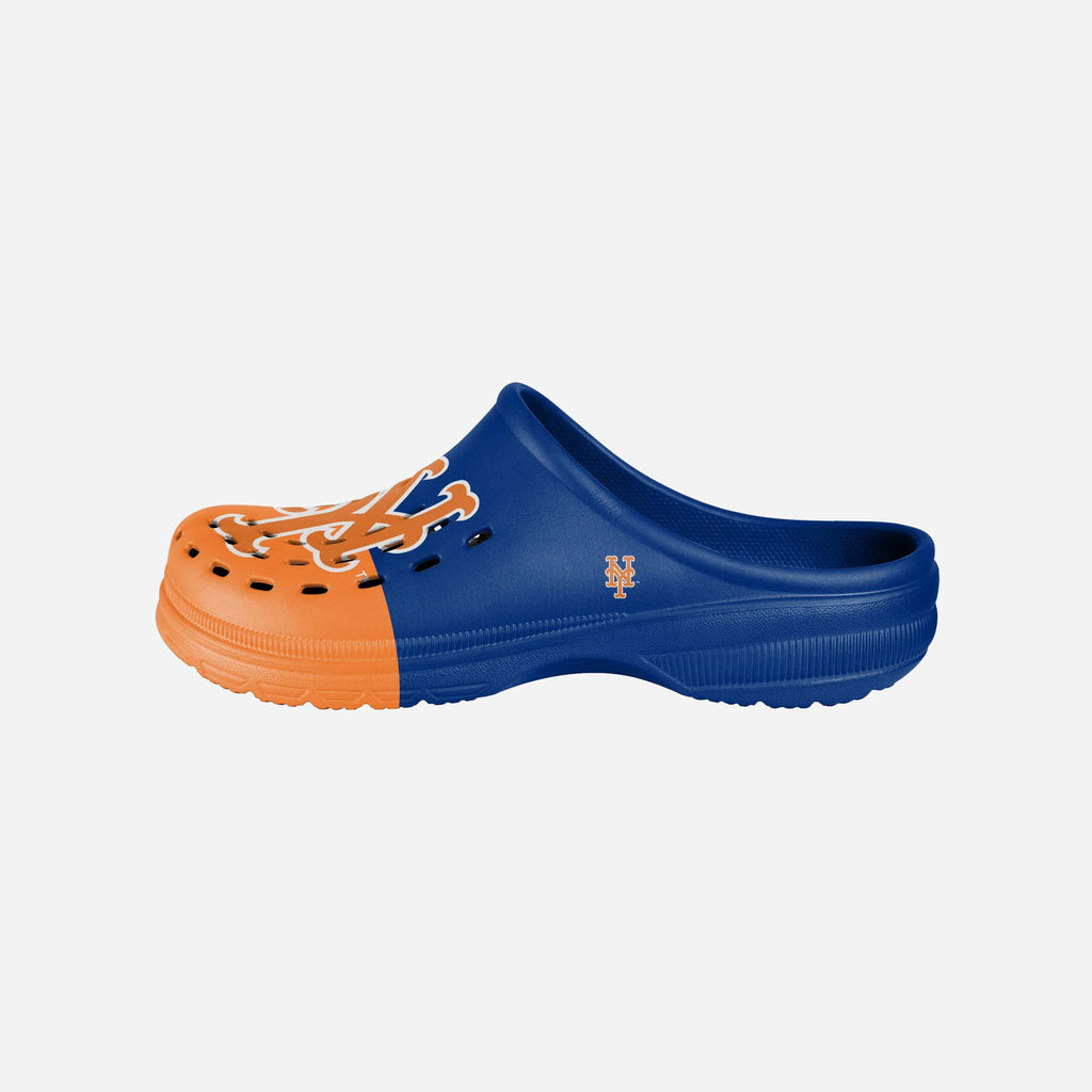 New York Mets Mens Colorblock Big Logo Clog FOCO