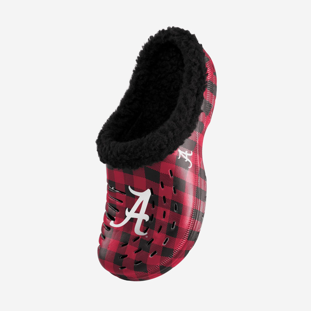Alabama Crimson Tide Sherpa Lined Buffalo Check Clog FOCO