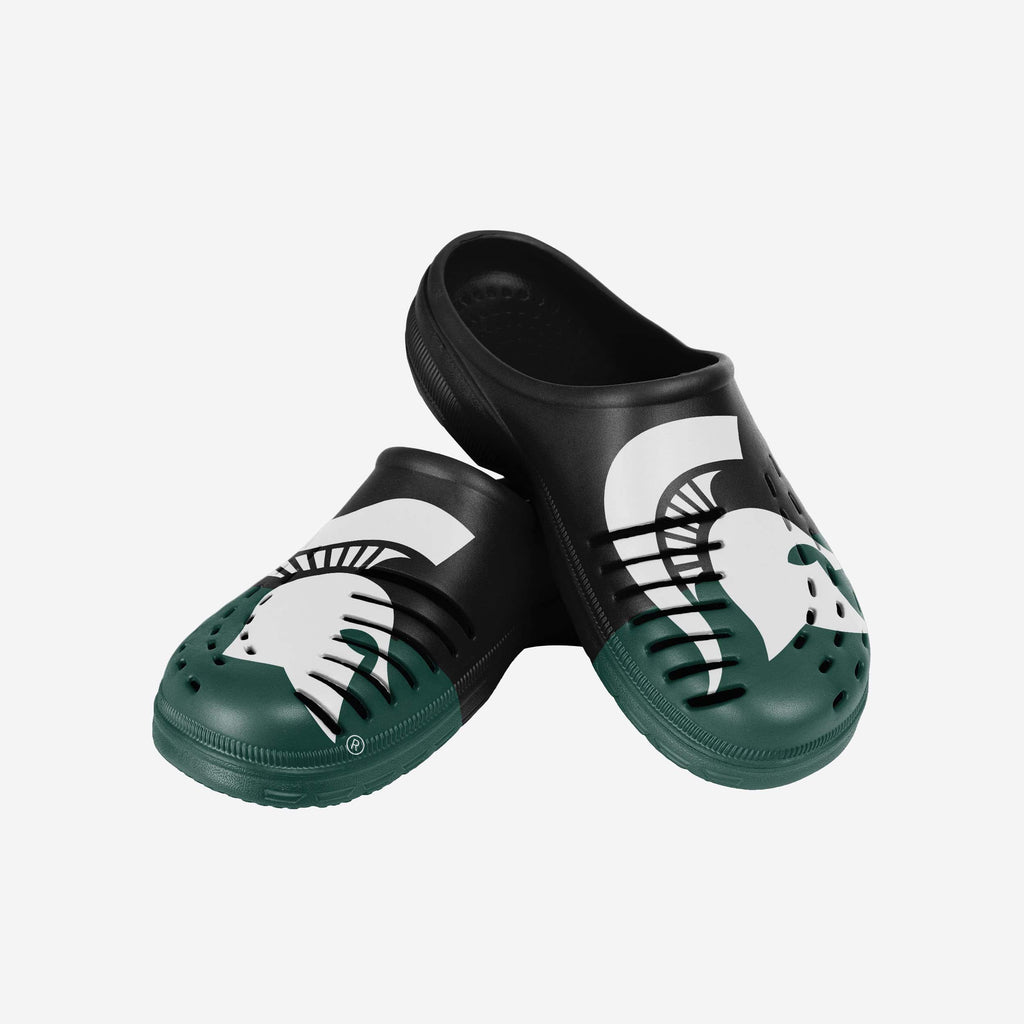 Michigan State Spartans Colorblock Big Logo Clog FOCO