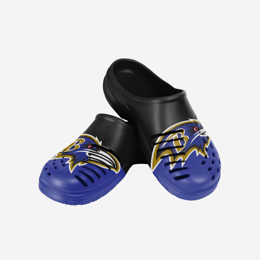 Baltimore Ravens Colorblock Big Logo Clog FOCO
