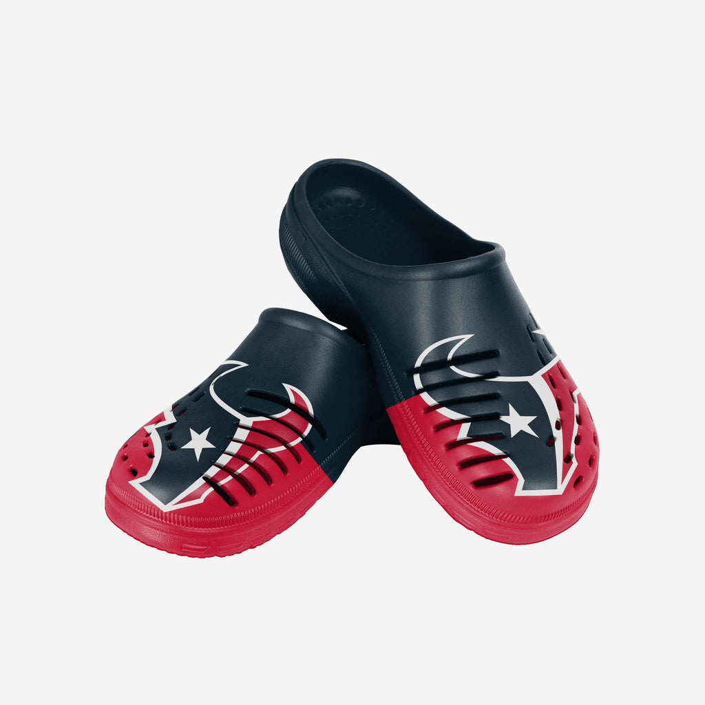 Houston Texans Colorblock Big Logo Clog FOCO