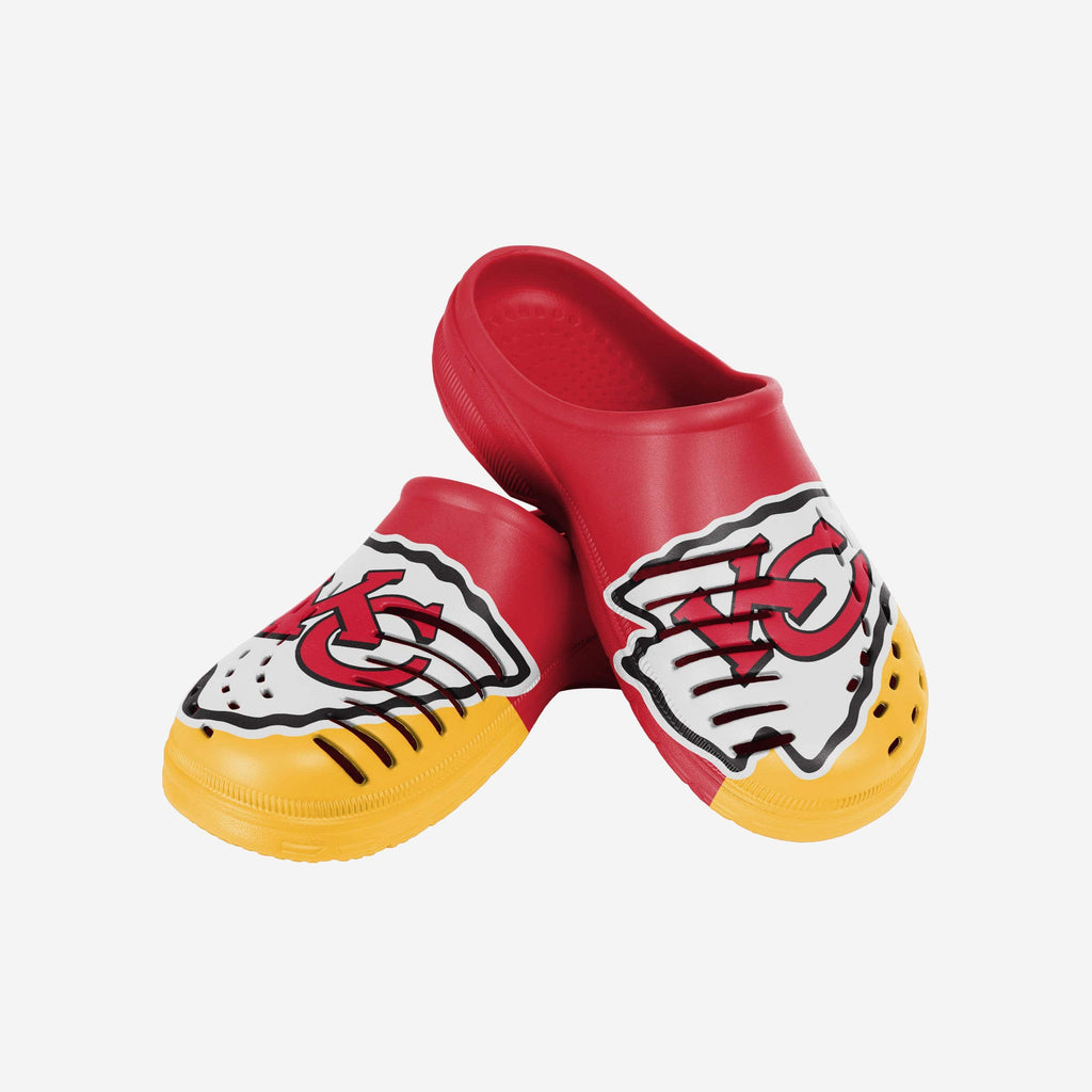 Kansas City Chiefs Colorblock Big Logo Clog FOCO