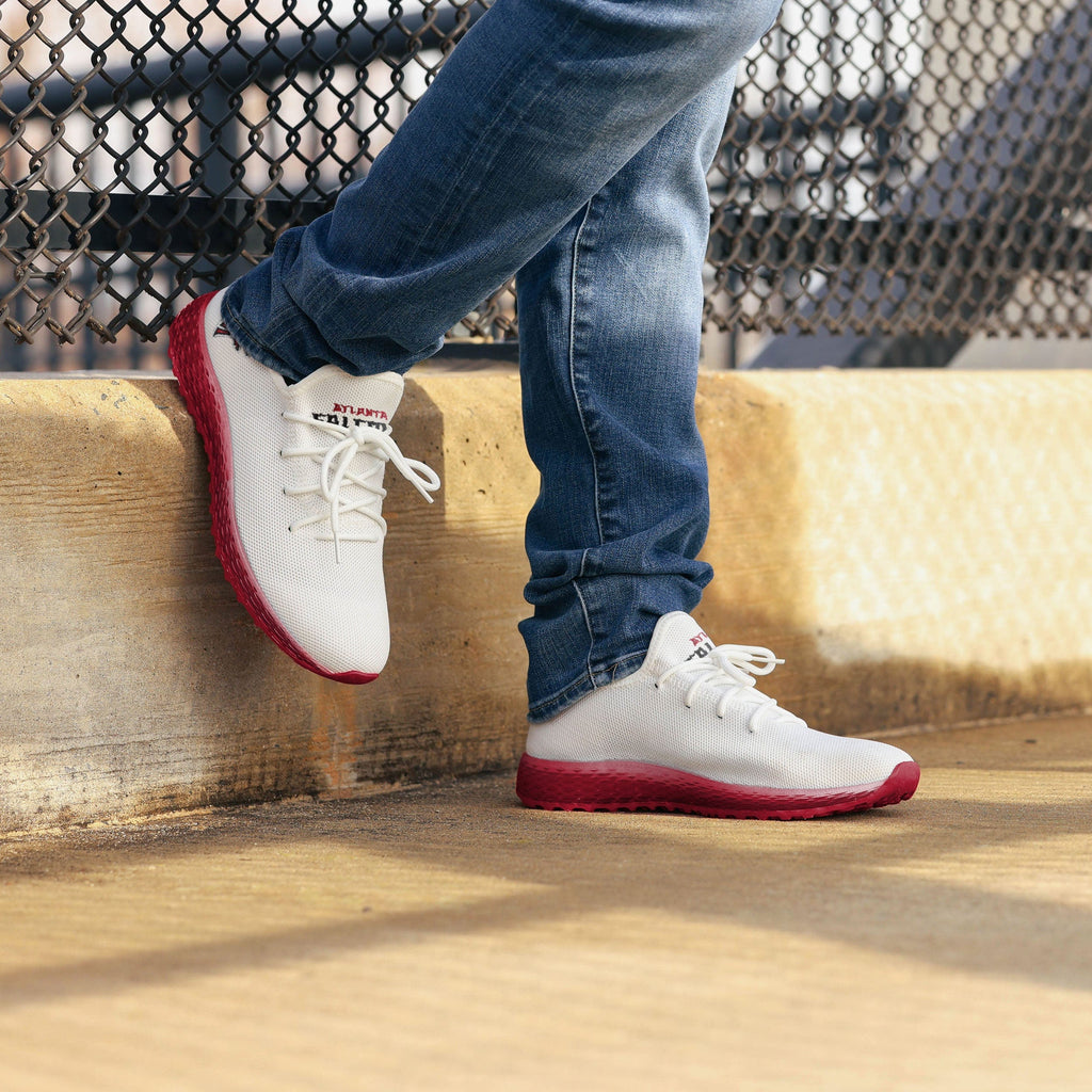 Atlanta Falcons Gradient Midsole White Sneakers FOCO