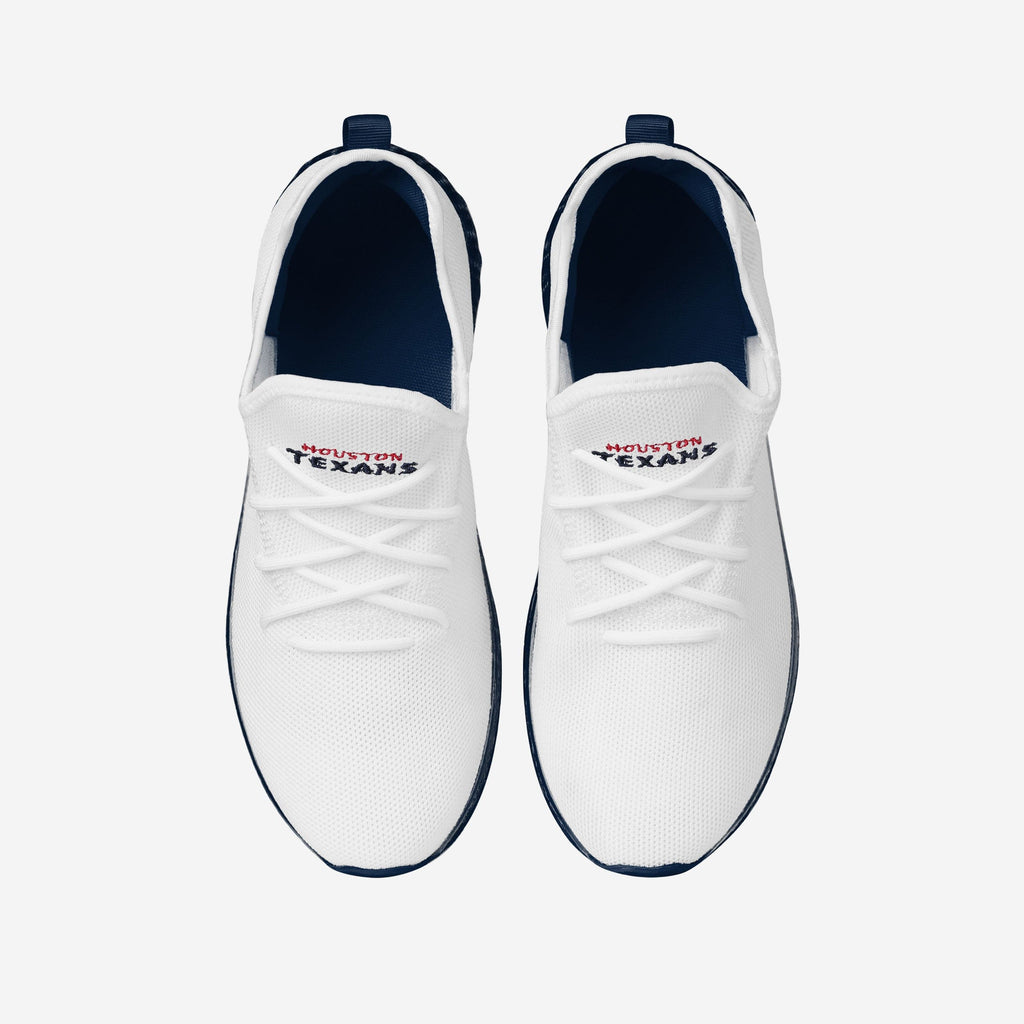 Houston Texans Gradient Midsole White Sneakers FOCO