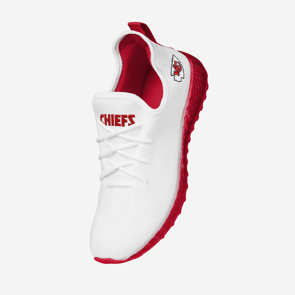 Kansas City Chiefs Gradient Midsole White Sneakers FOCO
