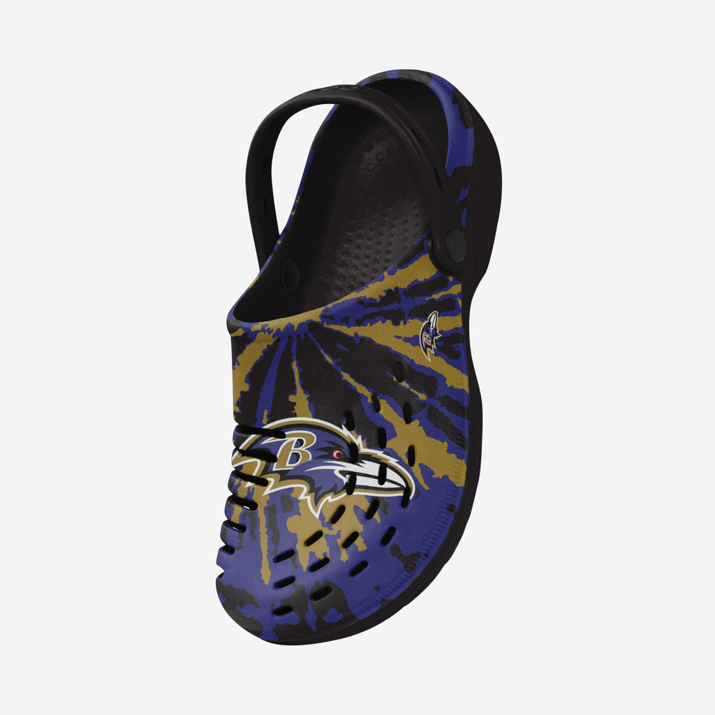 Baltimore Ravens Tie-Dye Clog With Strap FOCO