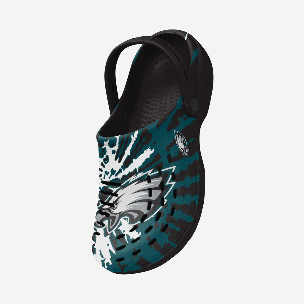 Philadelphia Eagles Tie-Dye Clog With Strap FOCO