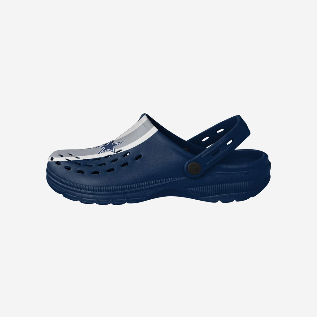 Dallas Cowboys Team Stripe Clog With Strap FOCO