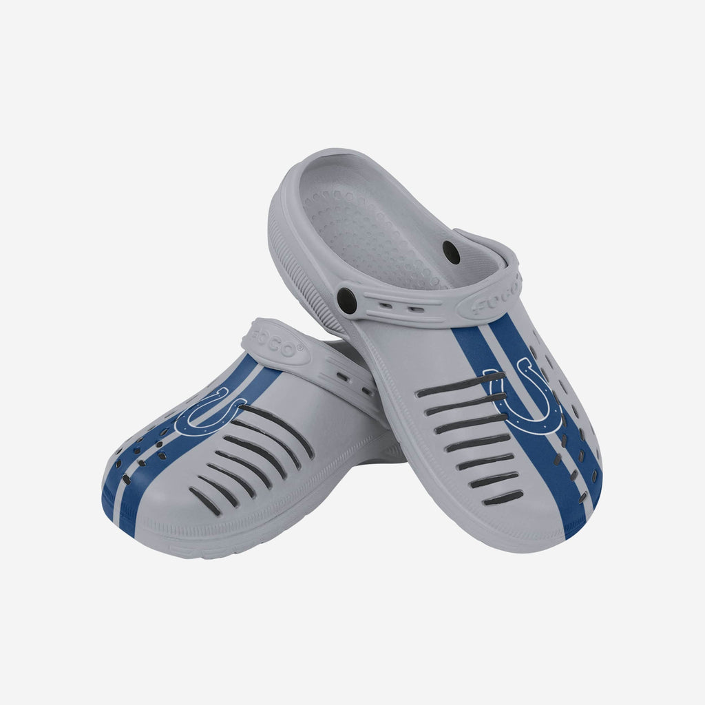 Indianapolis Colts Team Stripe Clog With Strap FOCO