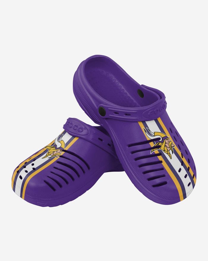 Minnesota Vikings Team Stripe Clog With Strap FOCO