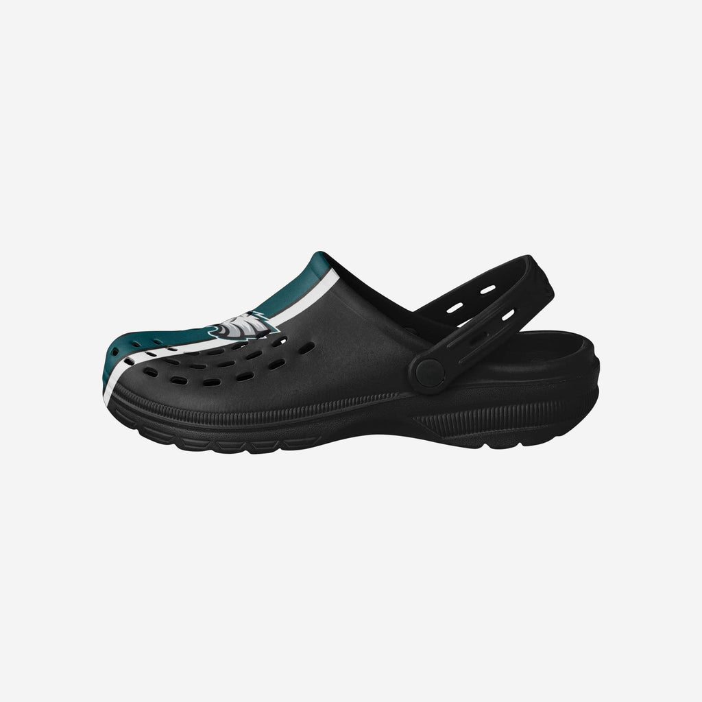 Philadelphia Eagles Team Stripe Clog With Strap FOCO