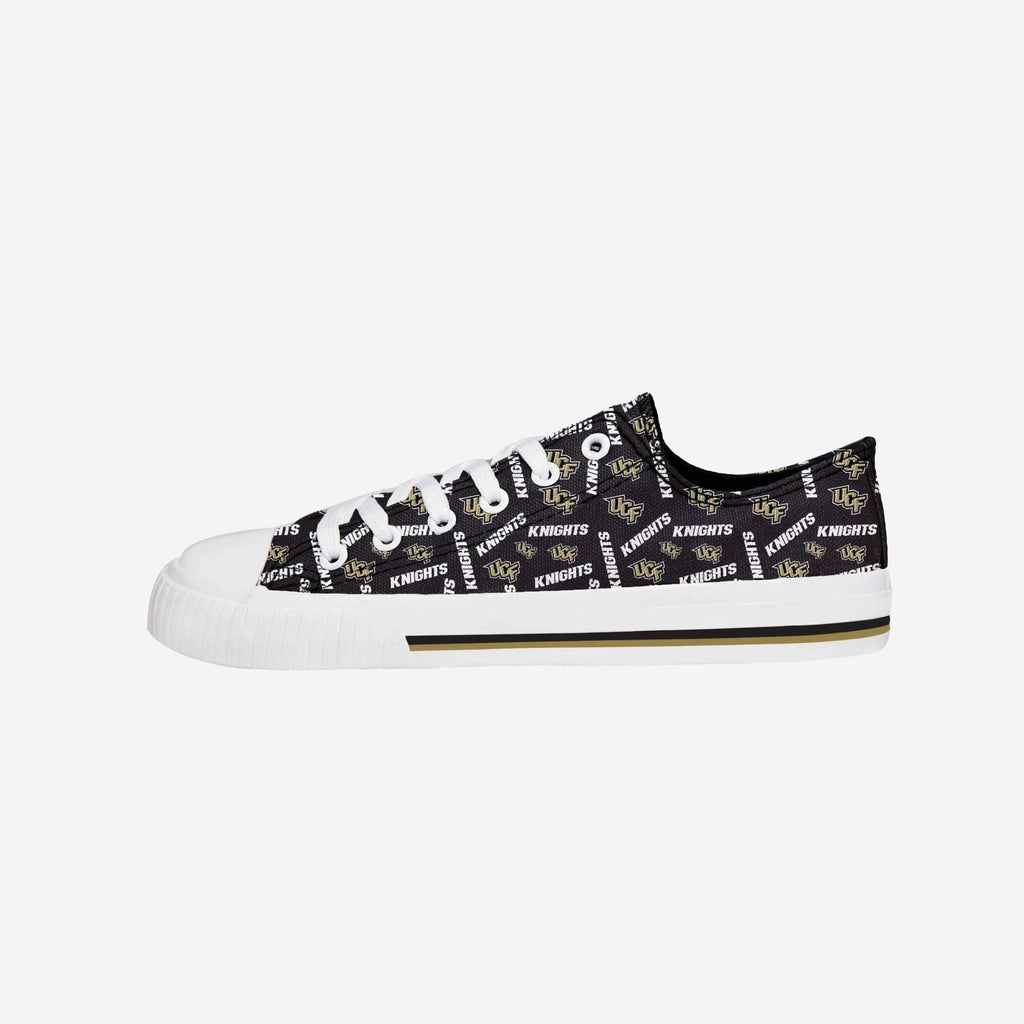 UCF Knights Womens Low Top Repeat Print Canvas Shoe FOCO
