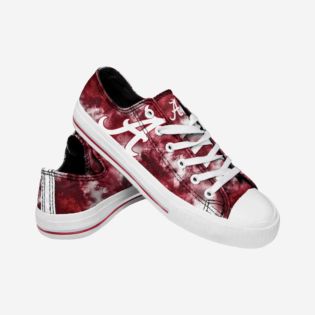 Alabama Crimson Tide Womens Low Top Tie-Dye Canvas Shoe FOCO