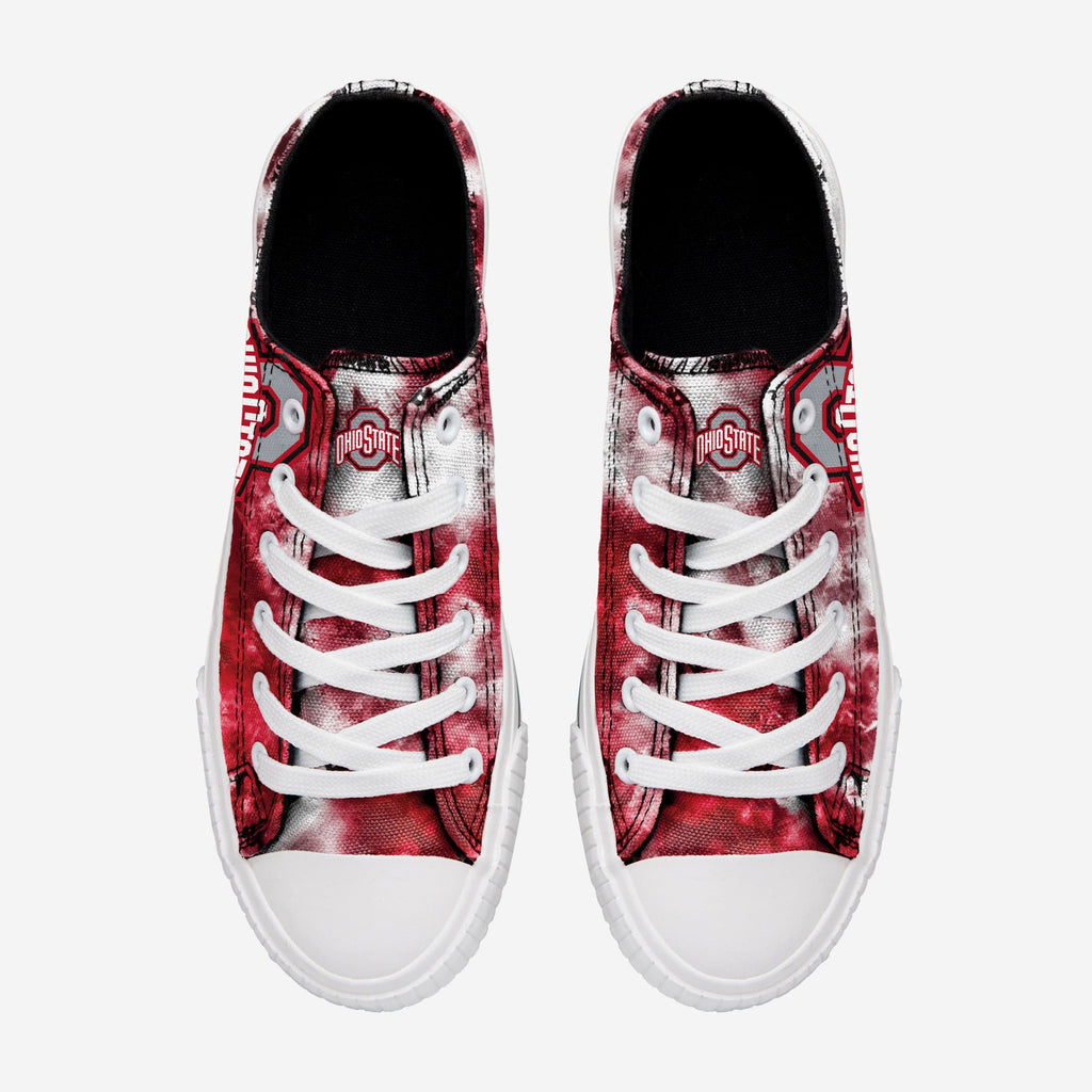 Ohio State Buckeyes Womens Low Top Tie-Dye Canvas Shoe FOCO