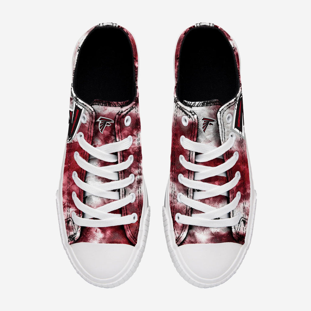 Atlanta Falcons Womens Low Top Tie-Dye Canvas Shoe FOCO