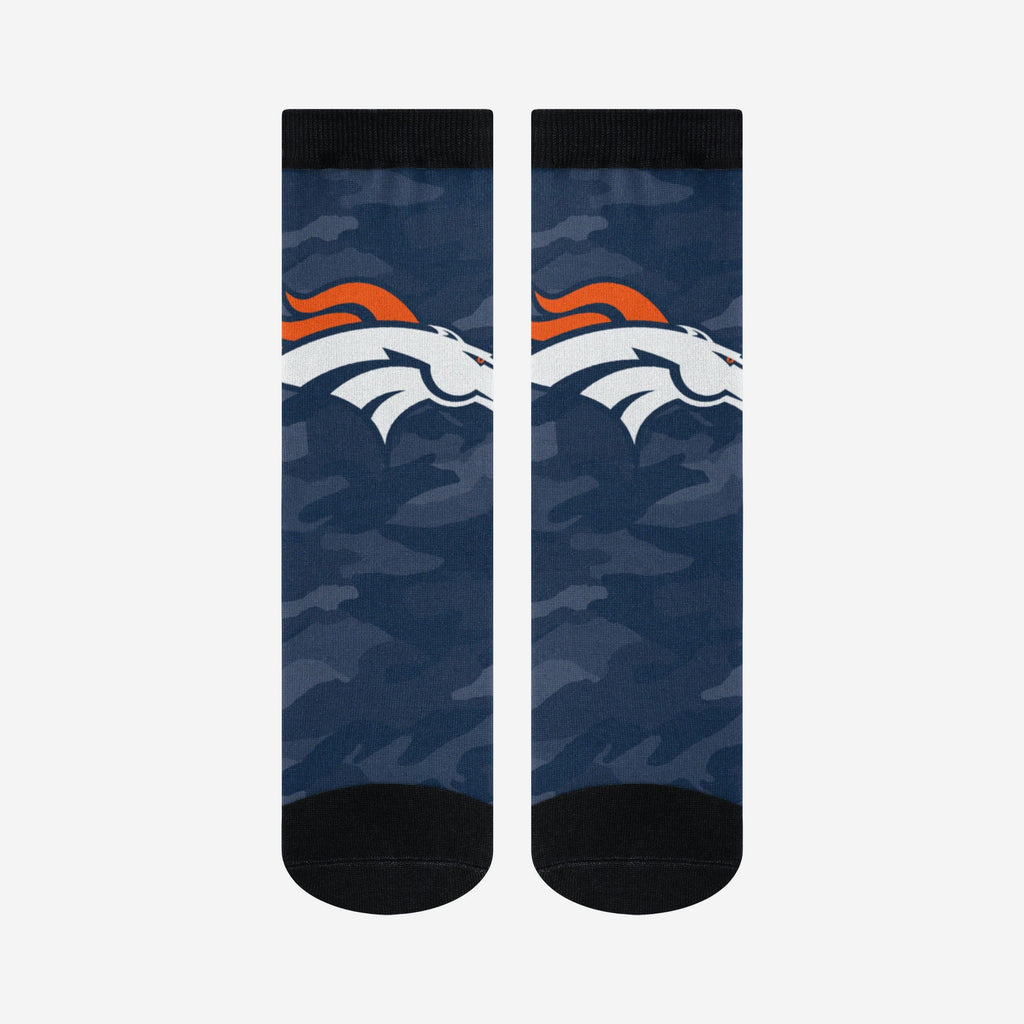 Denver Broncos Printed Camo Socks FOCO
