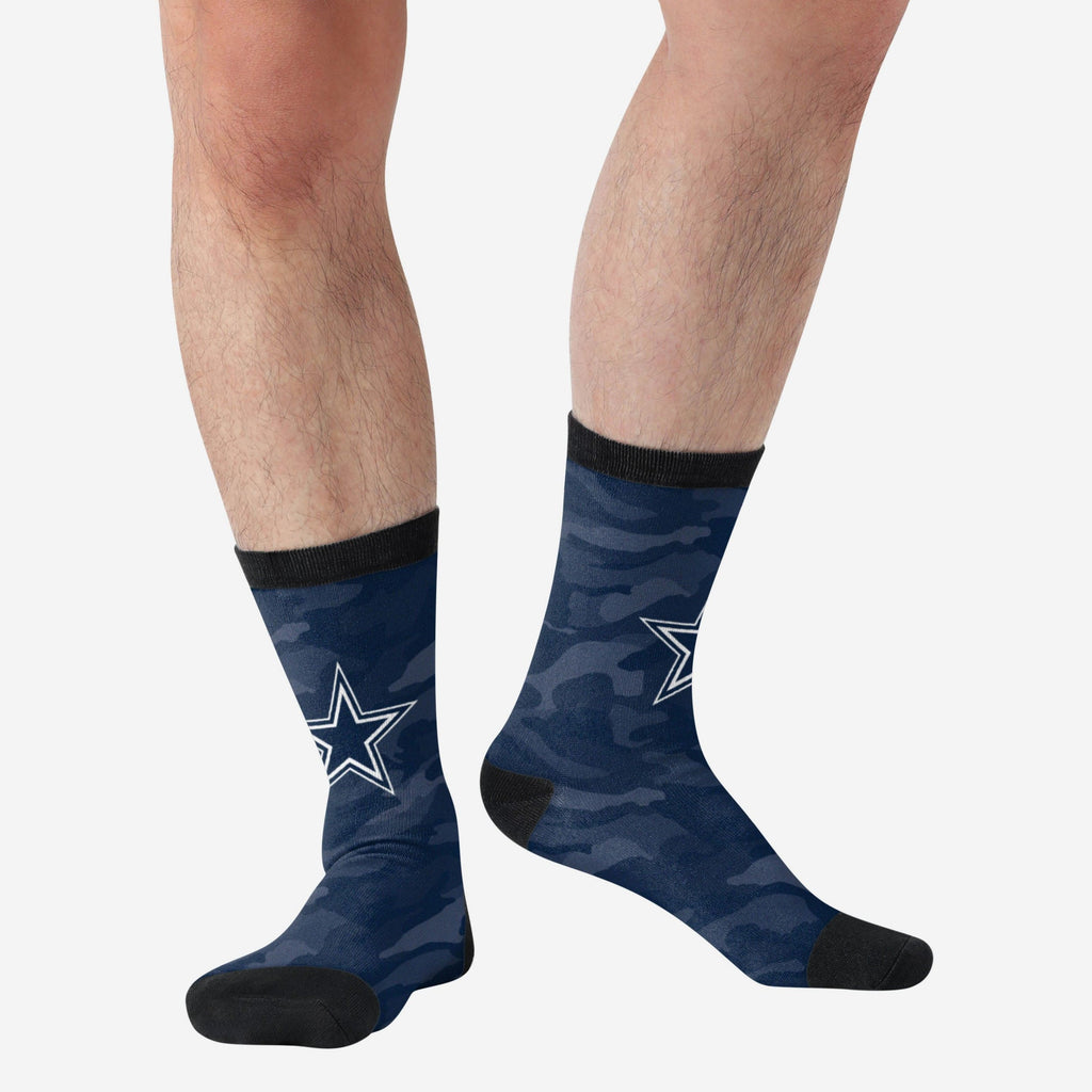 Dallas Cowboys Printed Camo Socks FOCO