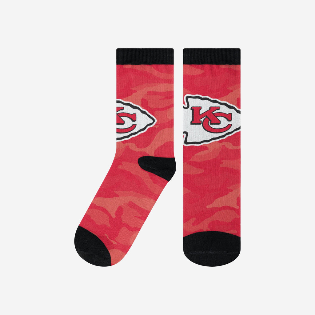 Kansas City Chiefs Printed Camo Socks FOCO