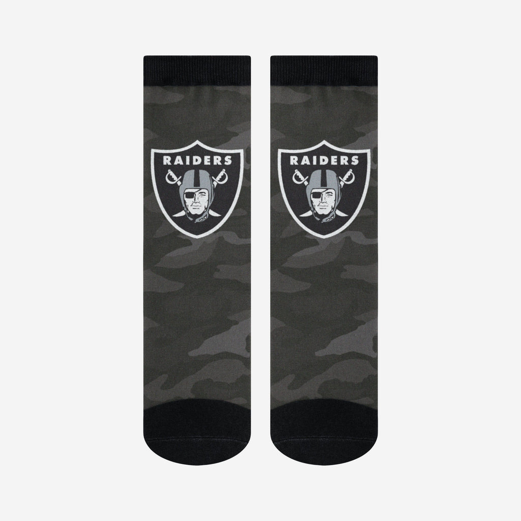 Las Vegas Raiders Printed Camo Socks FOCO