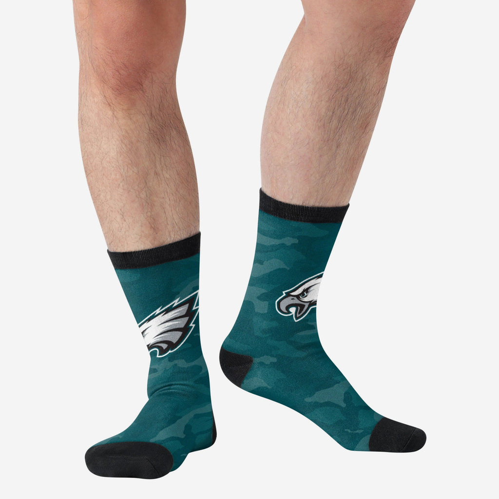 Philadelphia Eagles Printed Camo Socks FOCO