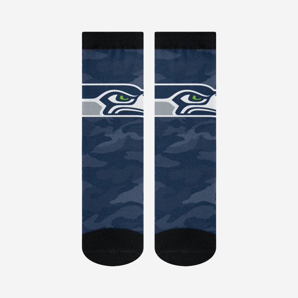 Seattle Seahawks Printed Camo Socks FOCO