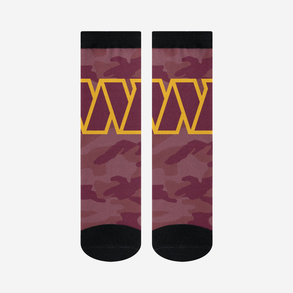 Washington Commanders Printed Camo Socks FOCO