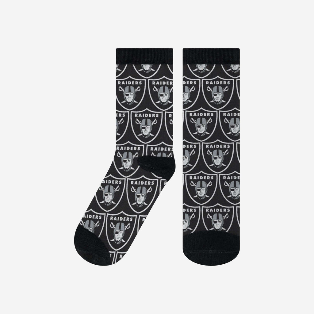 Las Vegas Raiders Logo Blast Socks FOCO