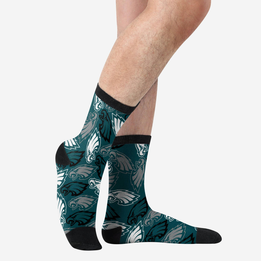 Philadelphia Eagles Logo Blast Socks FOCO