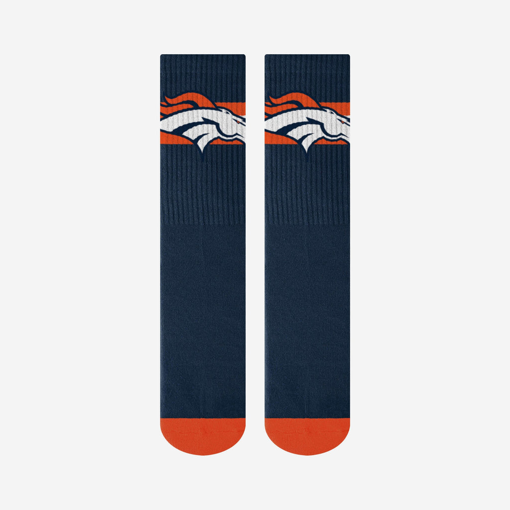 Denver Broncos Team Stripe Crew Socks FOCO