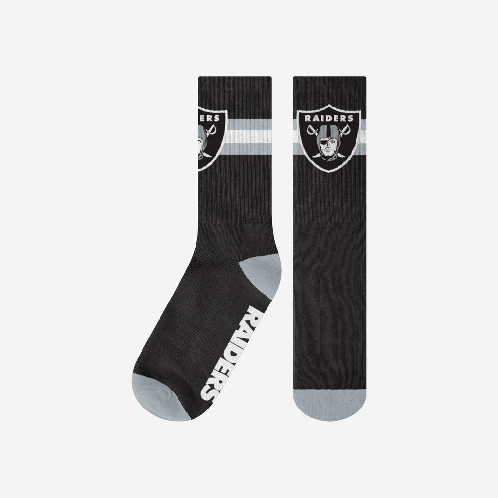 Las Vegas Raiders Team Stripe Crew Socks FOCO