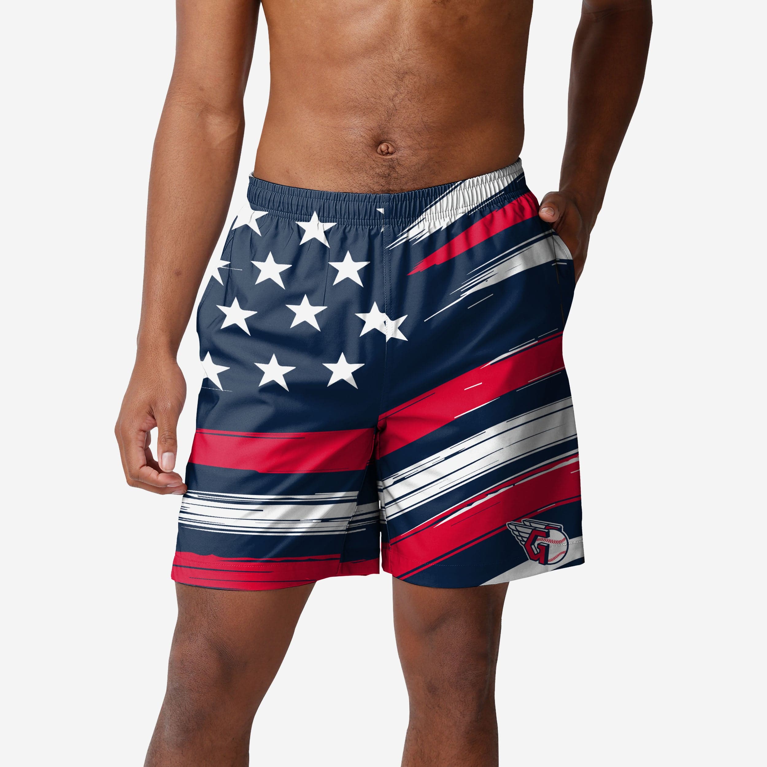 Cleveland Guardians Americana Swimming Trunks FOCO