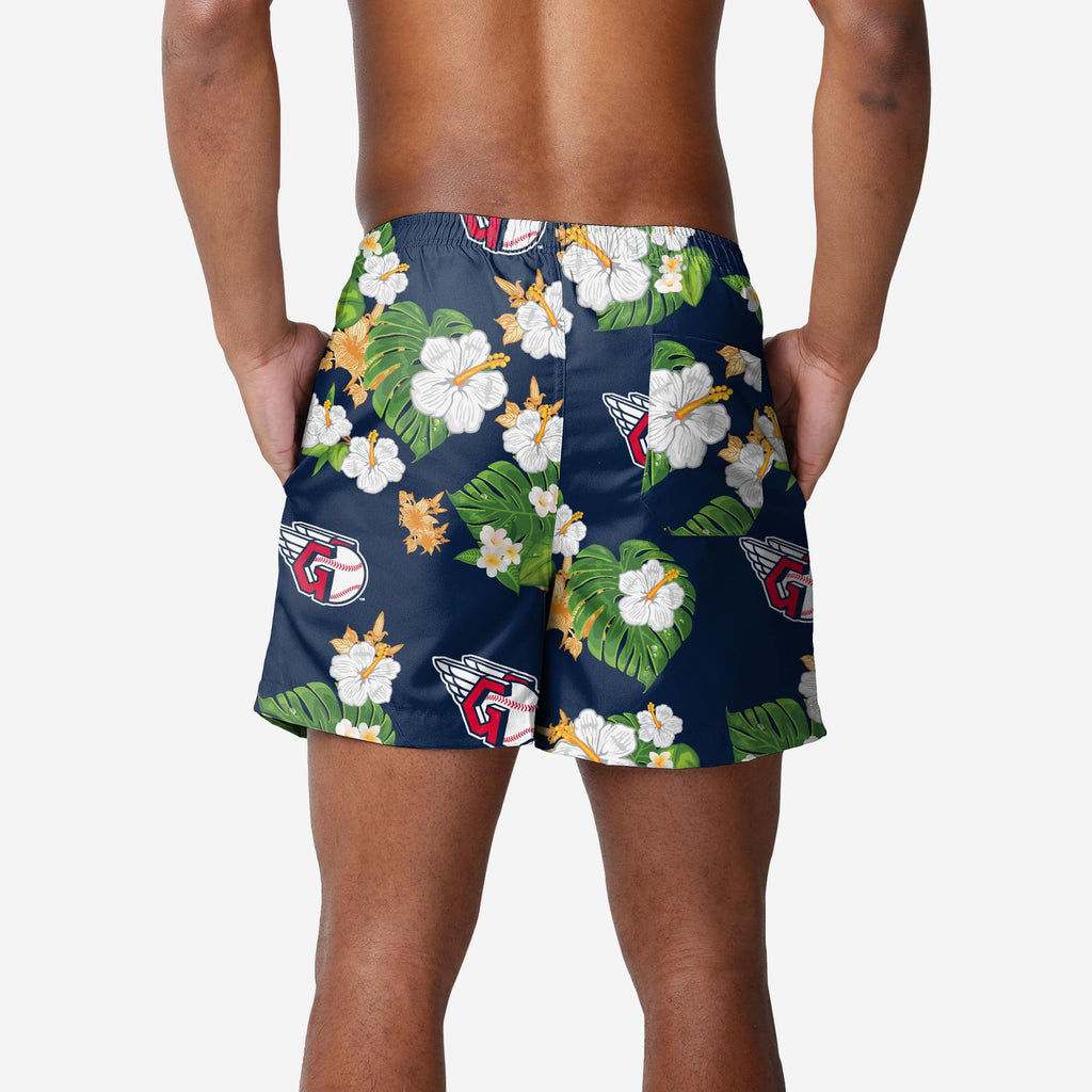 Cleveland Guardians Floral Swimming Trunks FOCO