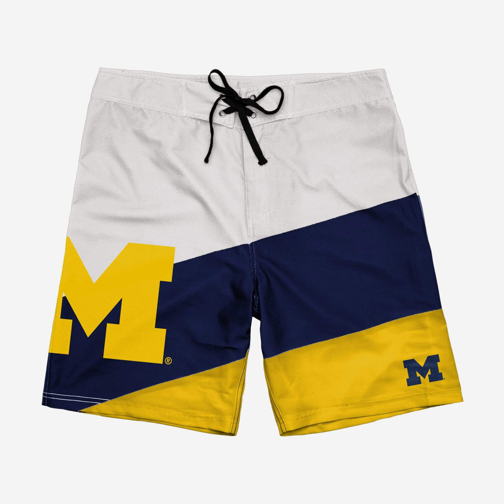 Michigan Wolverines Color Dive Boardshorts FOCO