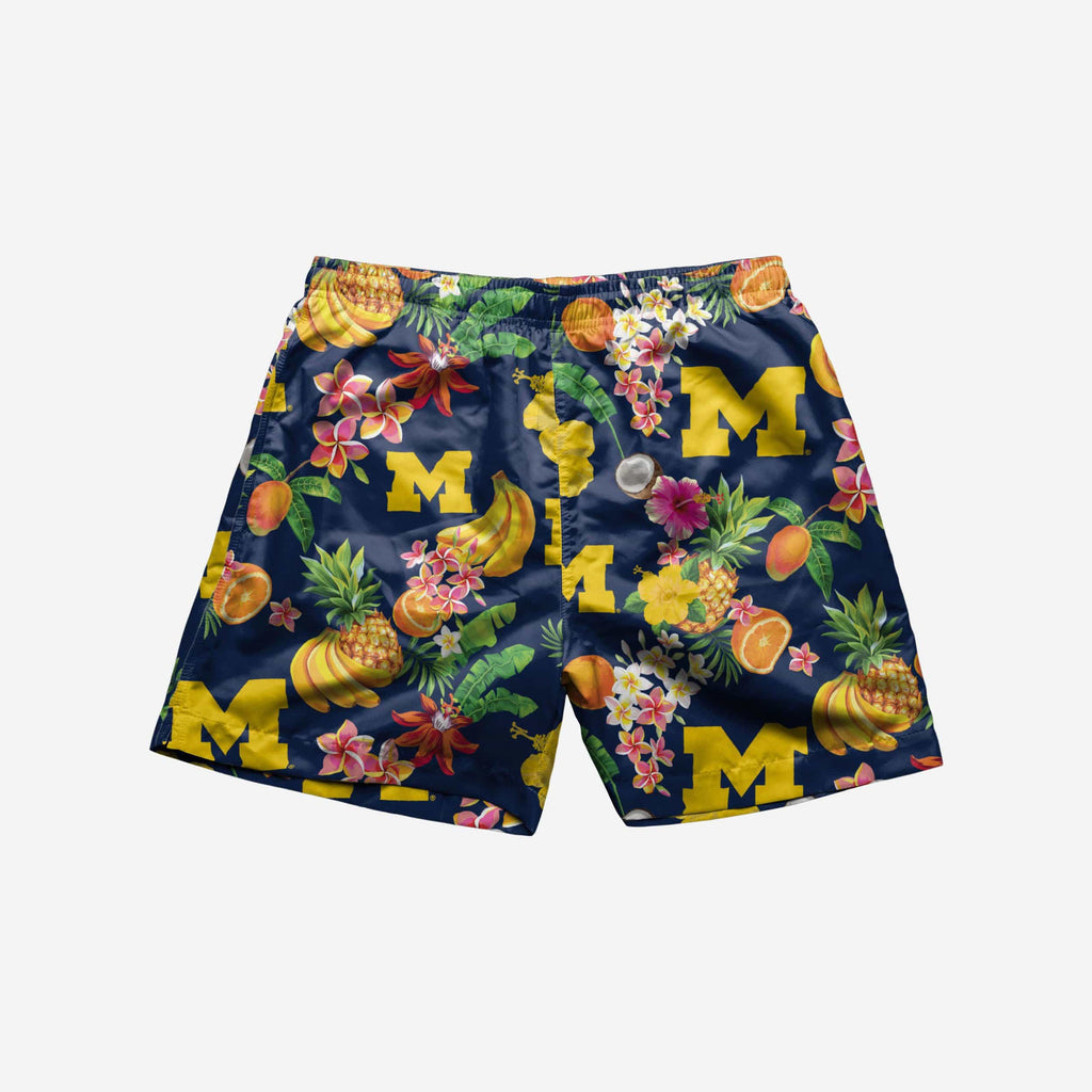 Michigan Wolverines Fruit Life 5.5" Swimming Trunks FOCO