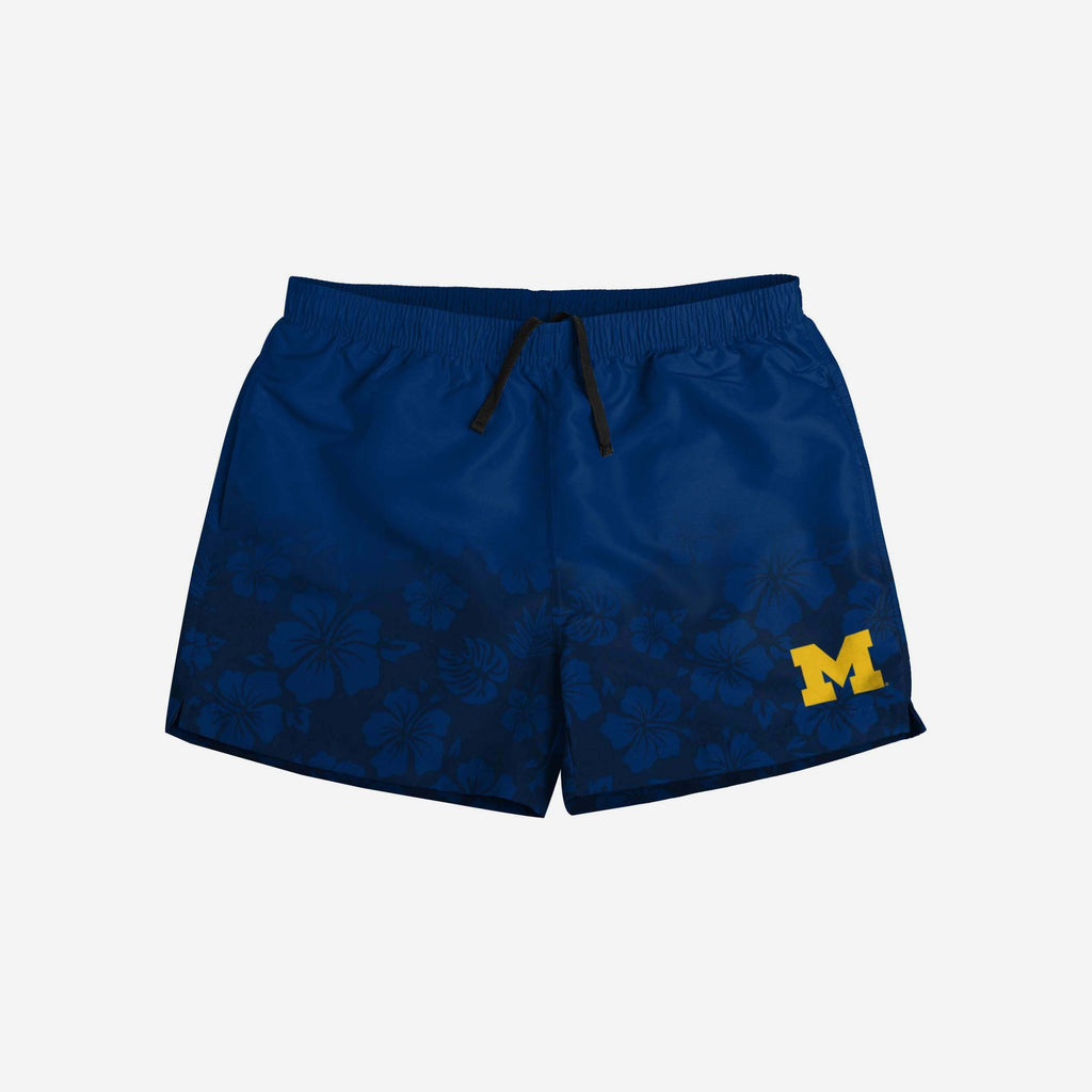 Michigan Wolverines Color Change-Up Swimming Trunks FOCO