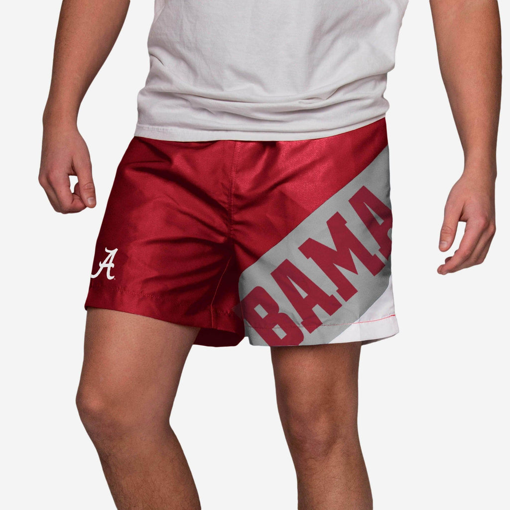Alabama Crimson Tide Big Logo 5.5" Swimming Trunks FOCO