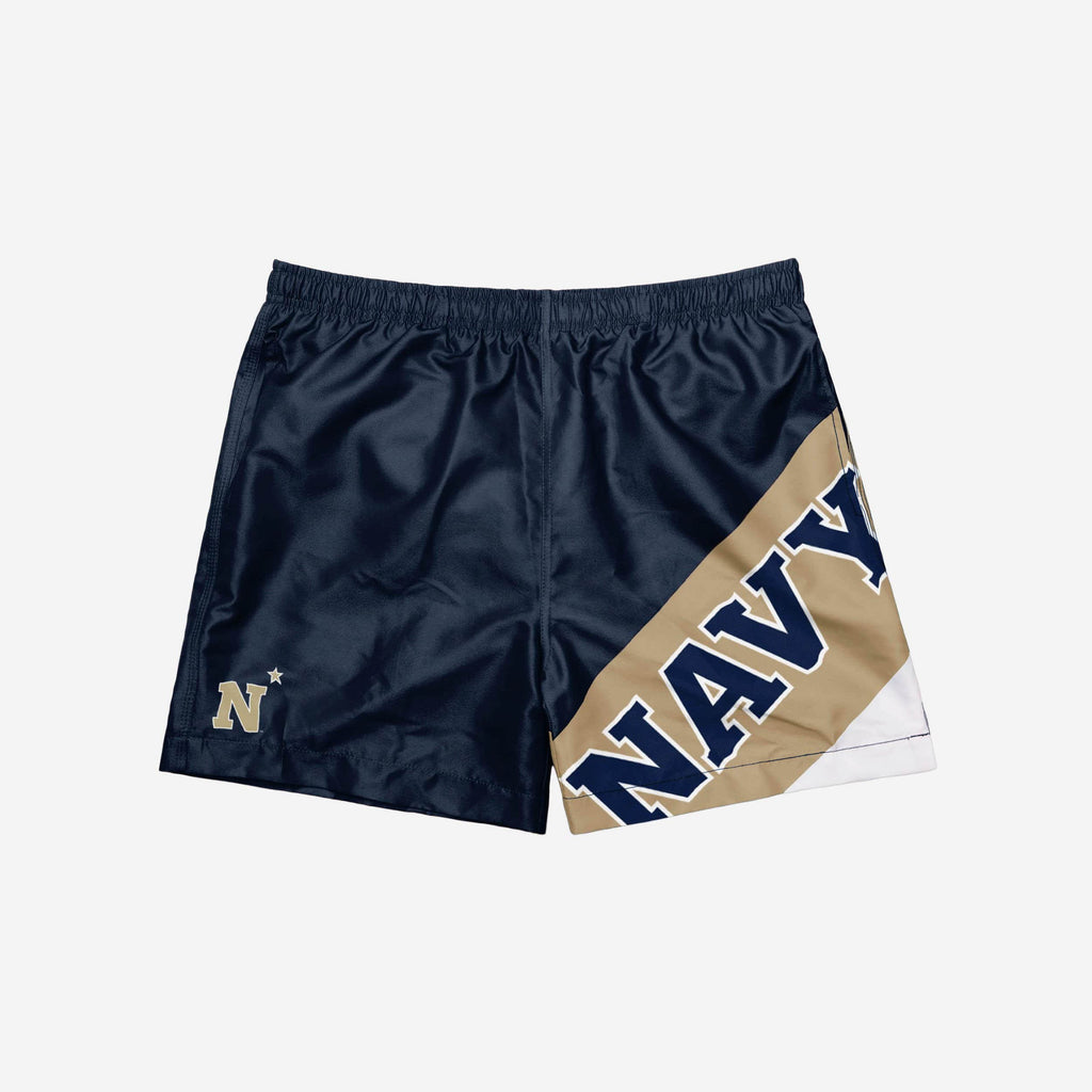Navy Midshipmen Big Logo 5.5" Swimming Trunks FOCO