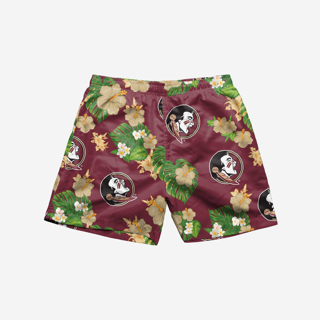 Florida State Seminoles Floral Swimming Trunks FOCO
